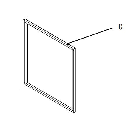 Soho Fire Pit Table-Panels – Coronado Casuals Parts